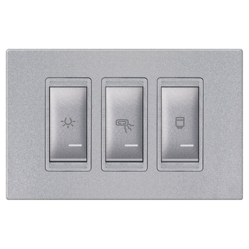 ALING-EXP 72310.SS INDIKATOR horizontalni UNIVERZALNI 3X16A SILVER