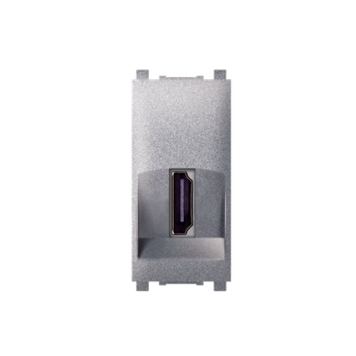ALING-EXP HDMI/HDMI FEMALE KEYSTONE 1M,SILVER-74285.S