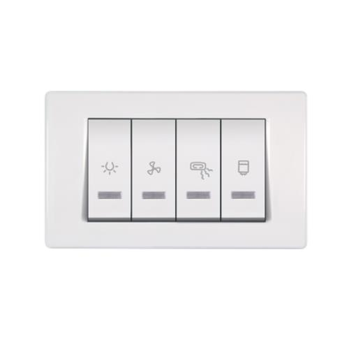 ALING-SKLOPKA ZA KUPATILO 2X10/2X16A 250V HORIZONTALNA BELA 66913.00