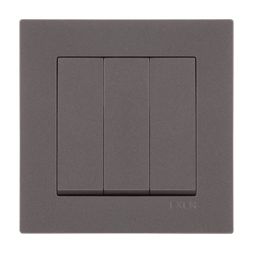 EXEN KAREL 200-151502-213 MOCHA OBICAN PREKIDAC 3X10A