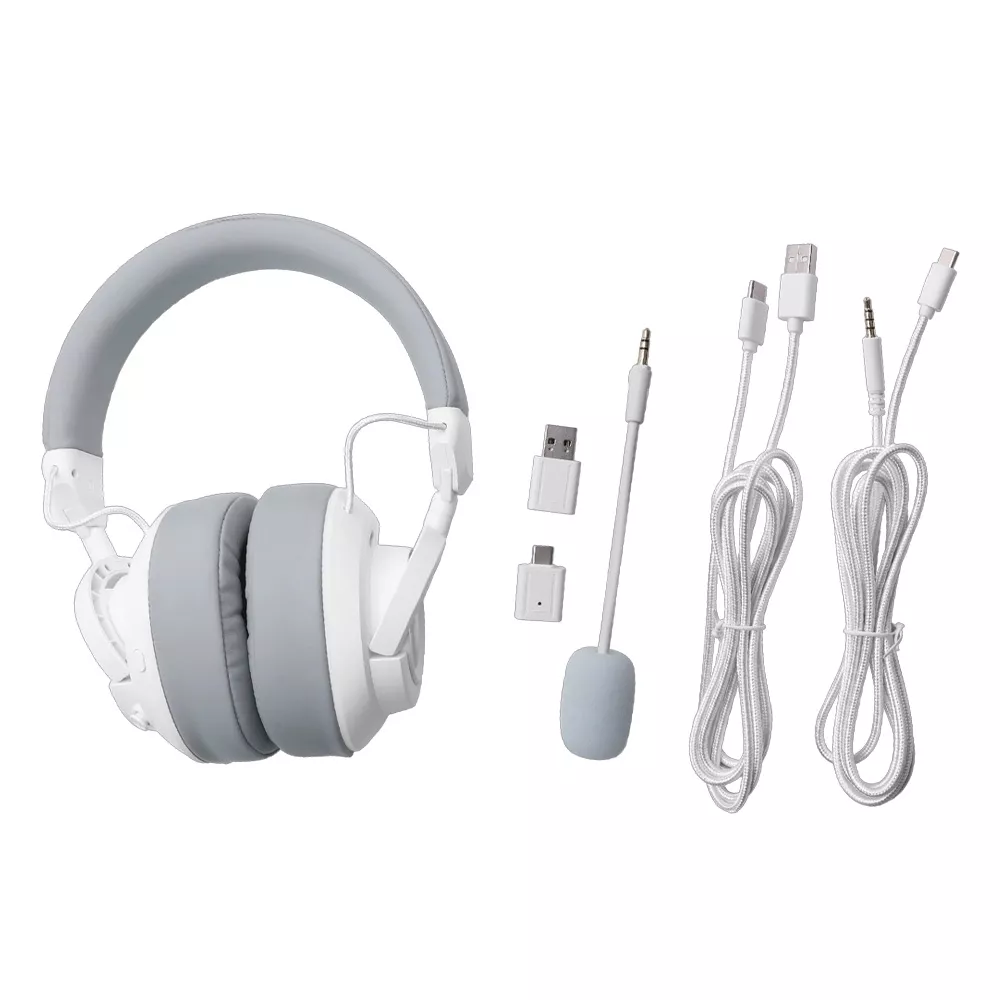 Spectra Pro H889 Wireless/Wired/BT Headset White/Grey