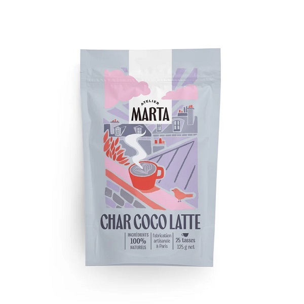 CHAR COCO LATTE ATELIER MARTA 125G