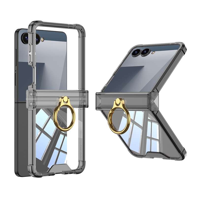Futrola RING LINES II za Samsung F751B Galaxy Z Flip 7 5G crna (GKK case)