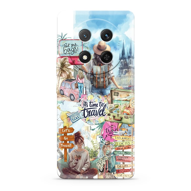 Futrola ULTRA TANKI PRINT CLEAR za Honor X9C/Magic 7 lite SP031