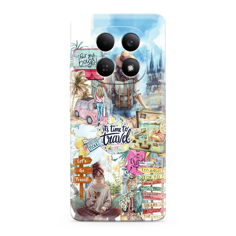 Futrola ULTRA TANKI PRINT CLEAR za Xiaomi Redmi Note 15 4G SP031