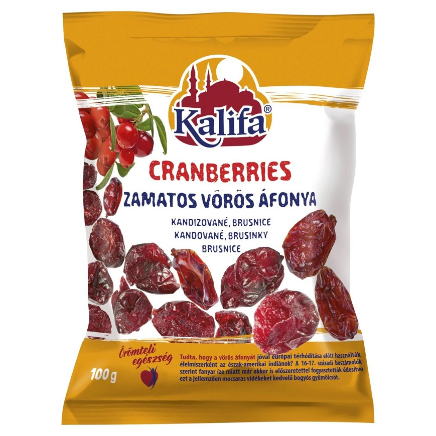 Kalifa-Sušena-zaslađena brusnica 100g