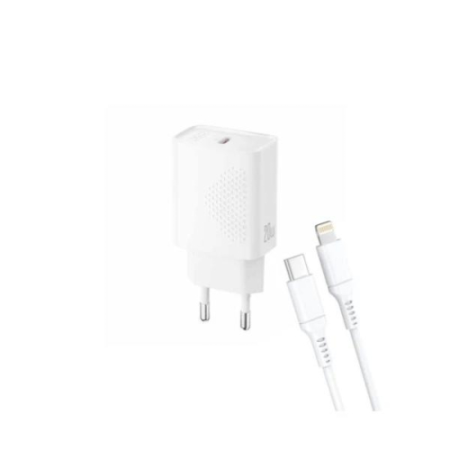Kućni punjač XO L160 fast 20W Type C + lightning kabal