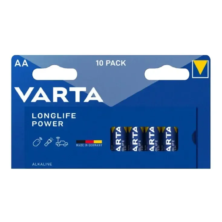 Varta alkalne baterije AA Longlife — pak. 10 kom