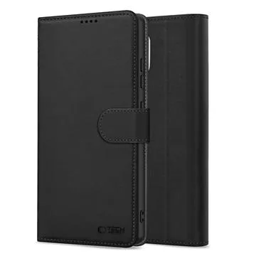 SAMSUNG GALAXY A57 TECH-PROTECT WALLET CASE W. MAGNET & STAND - BLACK
