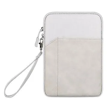 IPAD 2022/2025 HAWEEL HWL7018 ZIPPERED CARRY CASE WITH STRAP - LIGHT GREY