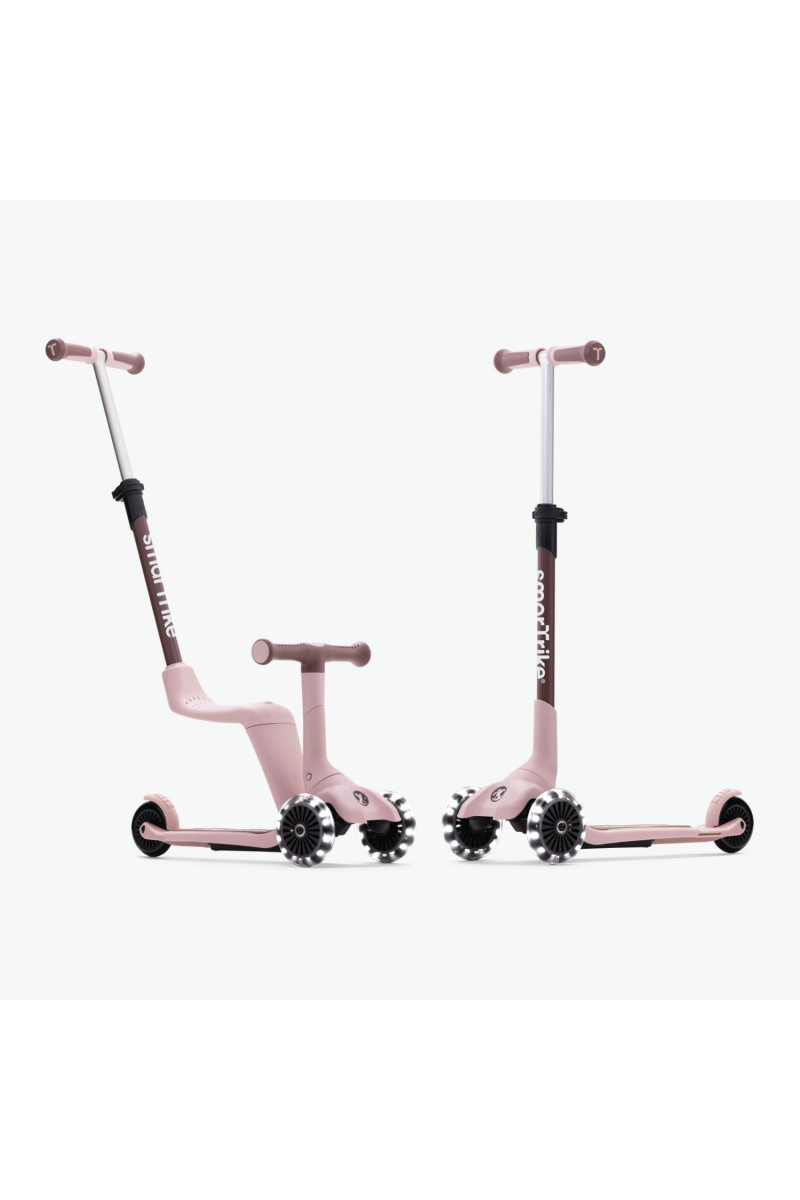 Smarttrike Xtend Mini trotinet 4u1 roze