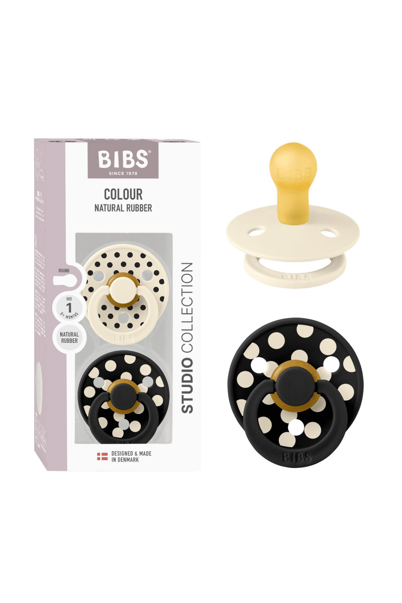 Bibs Studio varalica Polka Black/Ivory 0-6m