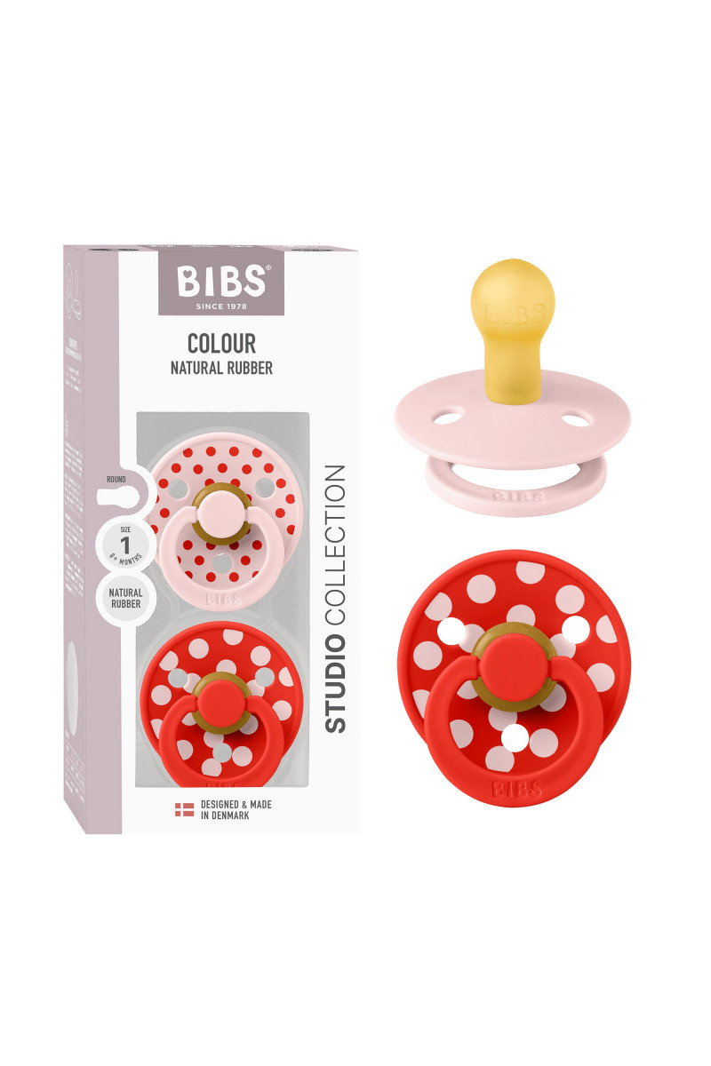 Bibs Studio varalica Polka Candy Apple/Blossom0-6m
