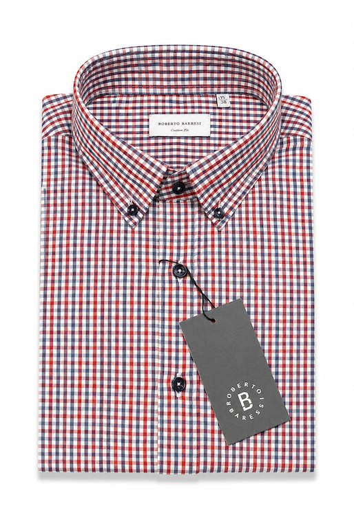 Deny karirana muška košulja custom fit