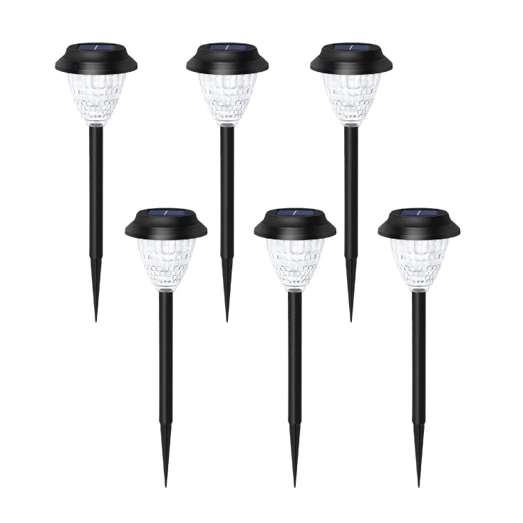 Solarna RGB+toplo bela baštenska lampa - 6 kom.