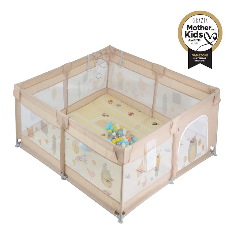 Moni Ogradica za igru GameZone 120*120 – Beige