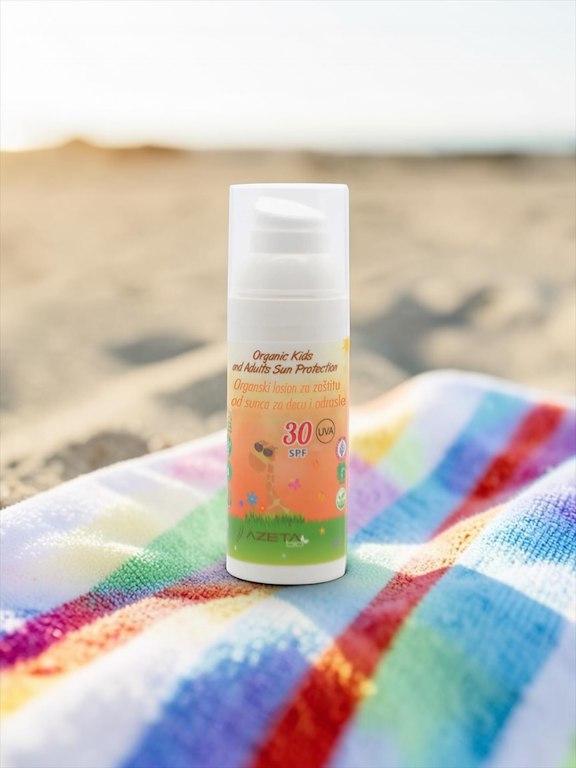Azeta Bio Organski losion za decu i odrasle zaštitu od sunca SPF 30 50 ML