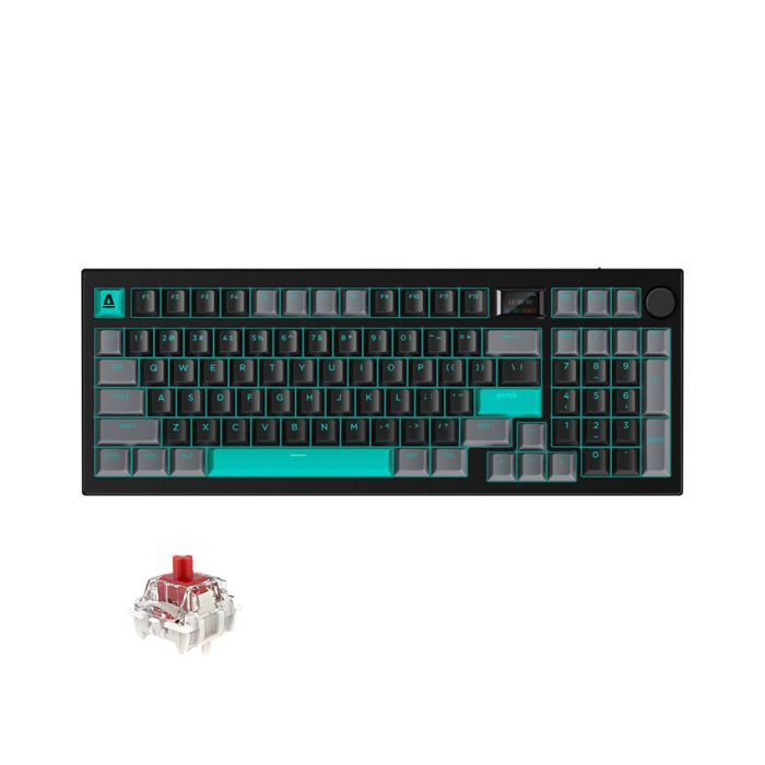 Tastatura AVAX GM03 PRO 98% Wireless / BT / LCD screen / Gateron Mechanical Red Switch / Gasket Mount / US