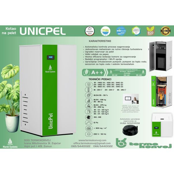 MARELI Kotao na pelet UNICPEL 24 (24kW)