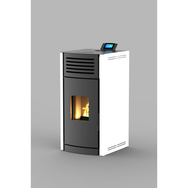 MARELI Kamin na pelet ONYX Hydro 30 (4kW + 26kW) bela