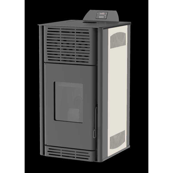 MARELI Kamin na pelet PS 12 air (12kW) krem