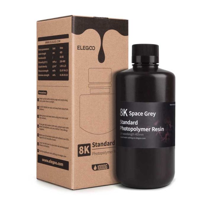 Resin Elegoo Standard 8K 1kg - Space Grey