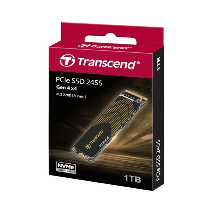 SSD Transcend 1TB M.2 2280 NVMe PCIe Gen4x4 TS1TMTE245S 245S