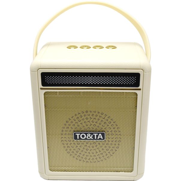 ZVUČNIK BLUETOOTH 20W RETRO BEŽ CRNI OP25224 WY