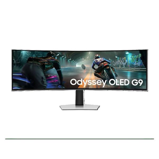 SAMSUNG Monitor LS49DG910SUXEN 49"/OLED,zakrivljen,32:9/5120x1440/144Hz/0,03msGTG/HDMI,DP/freesync