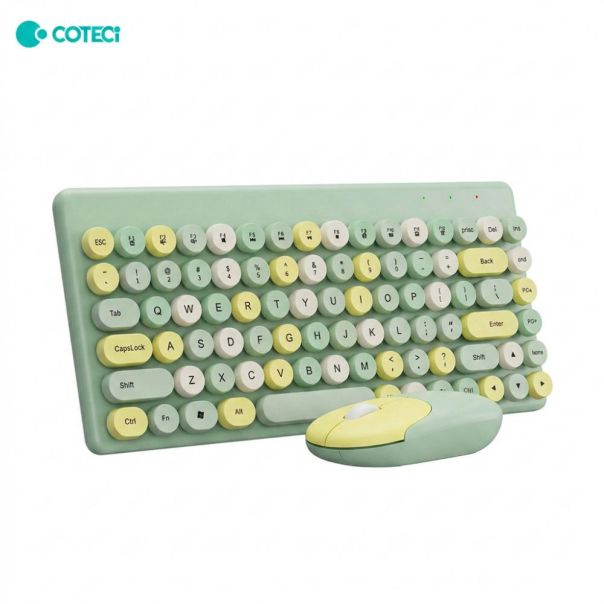 Combo mis i tastatura Coteci OF-053 zelena