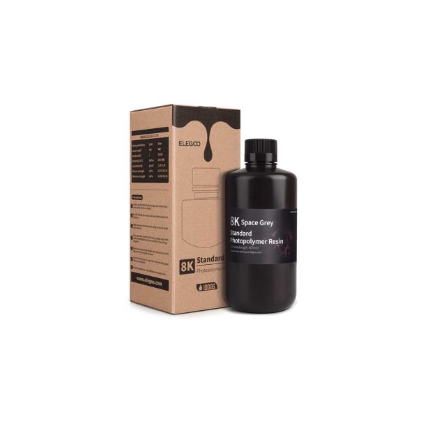 ELEGOO Standard 8K Resin za 3D štampač 1000g, siva