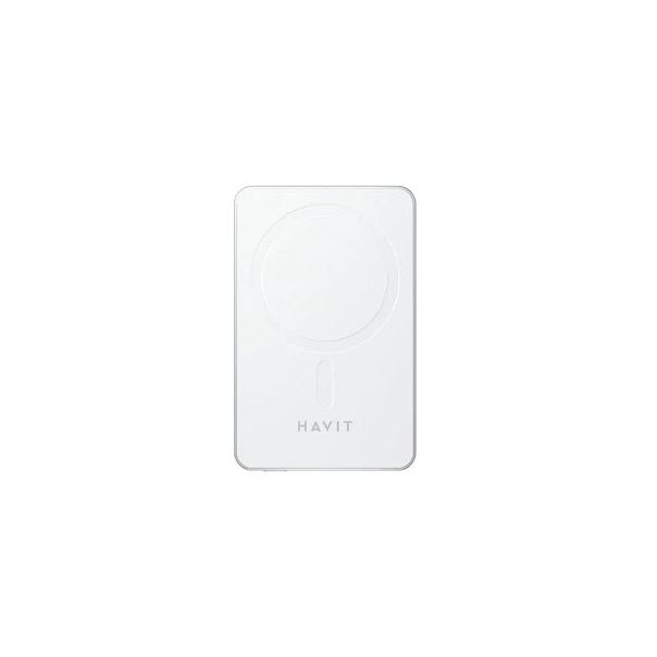 HAVIT Power bank magsafe PB5216 5000mAh, bela