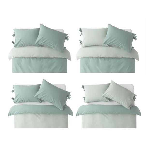 DORMEO Essentials set posteljine, mint zelena, 140x200