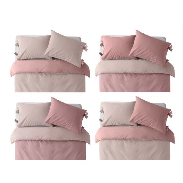 DORMEO Essentials set posteljine, roze, 140x200