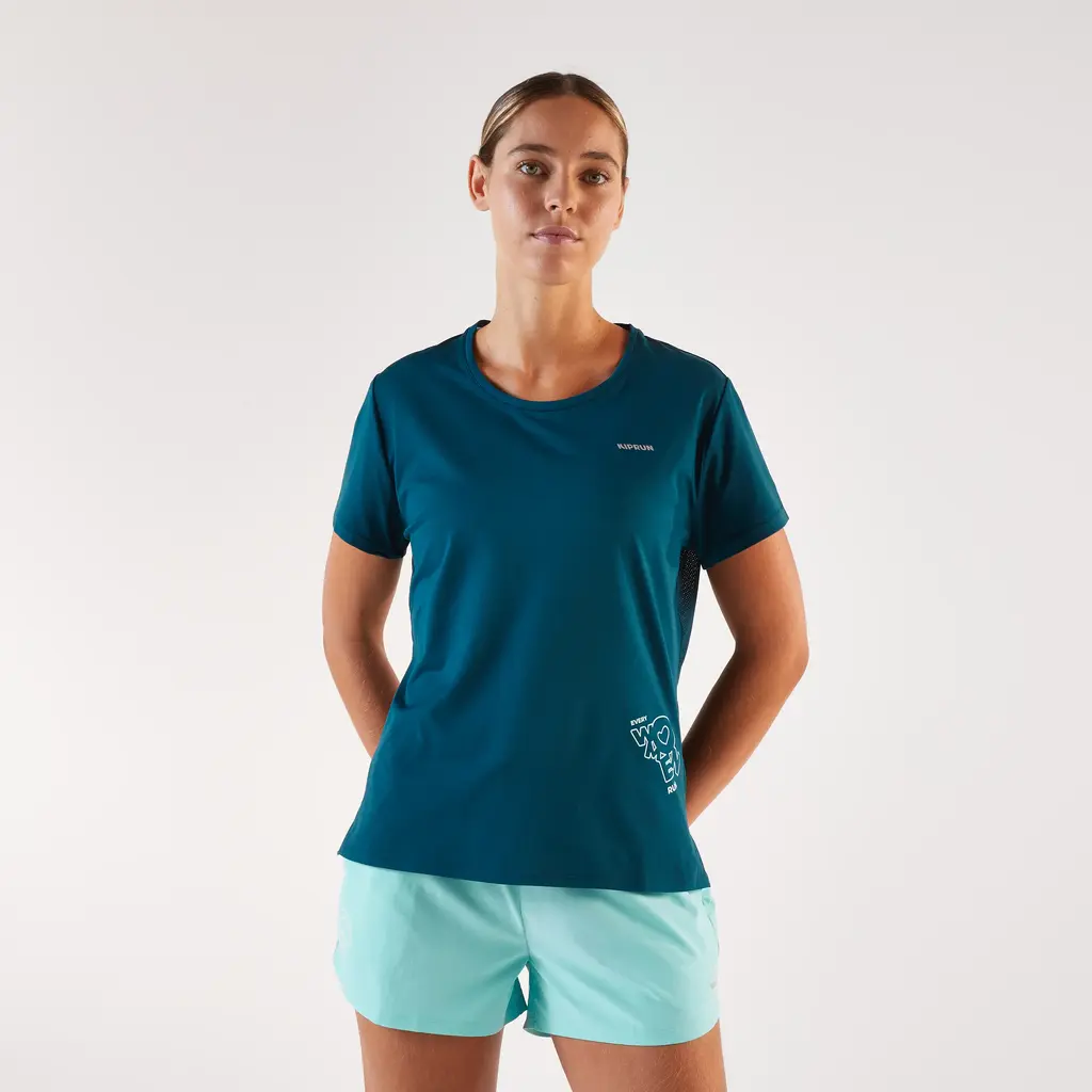 Ženska majica za trčanje Run 500 Dry