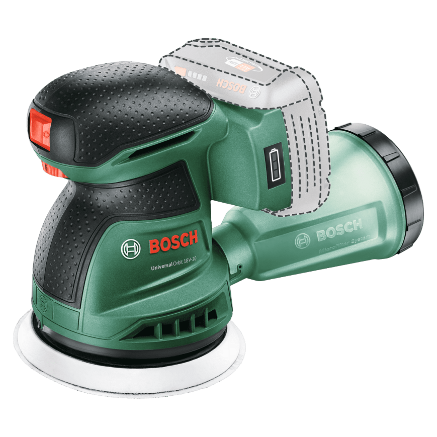 Bosch UniversalOrbit 18V-20 Akumulatorska ekscentar brusilica, solo