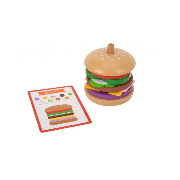 Tooky toy drveni napravi burger th844