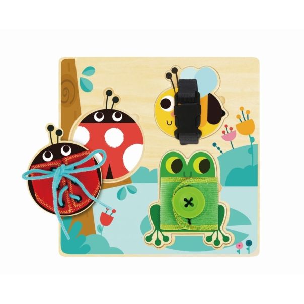 Tooky toy drvena tabla sa veštinama