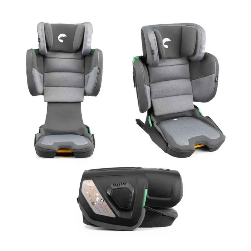 KIDNORT MANE AUTO SEDIŠTE I SIZE 100 150CM GREY
