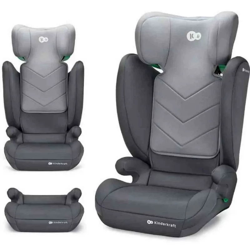 KINDERKRAFT AUTOSEDISTE I SPARK I SIZE GREY