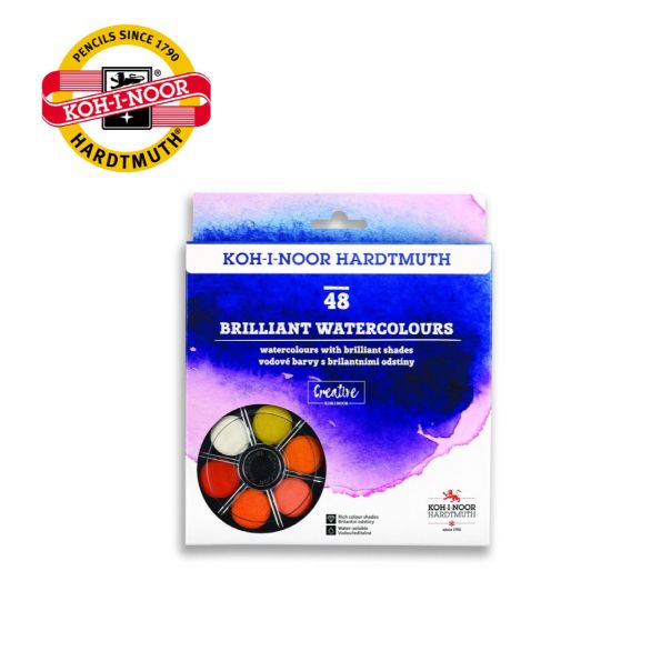 KOH-I-NOOR Vodene boje Brilijant, set 1/48