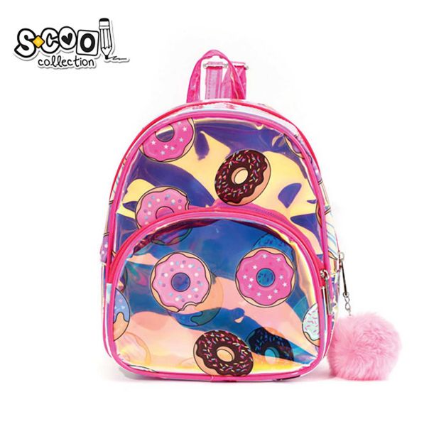 S-COOL Ranac za vrtić- predškolsko Donuts transparent SC1666