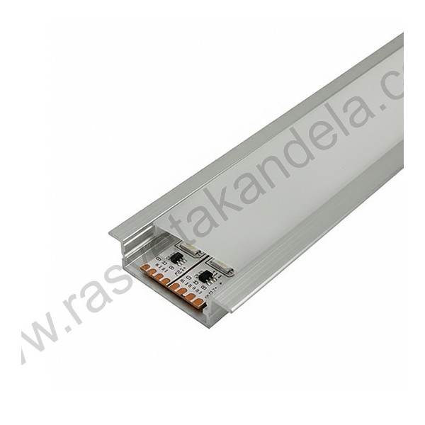 Aluminijumski ugradni profil 2000x41x10mm IP20