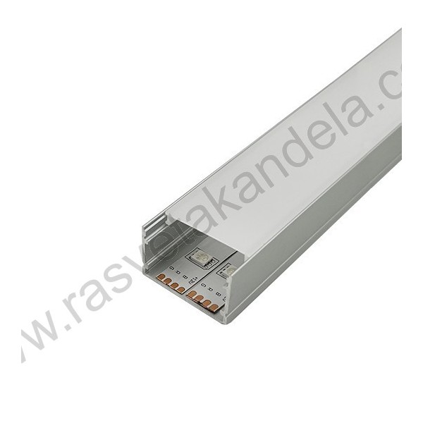 Aluminijumski nadgradni profil 2000x30x20mm IP20