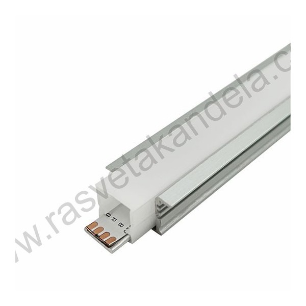 Aluminijumski ugradni profil 2000x25x13mm IP65