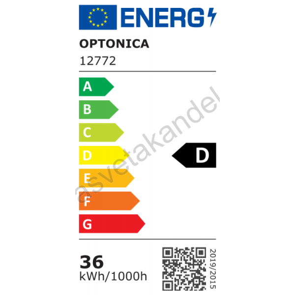 LED panel ugradni 595x595mm 36W 4500K