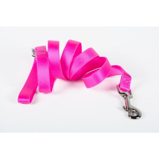 Povodac za pse XS 1x120cm Sa metalnim karabinjerom , Roze boje