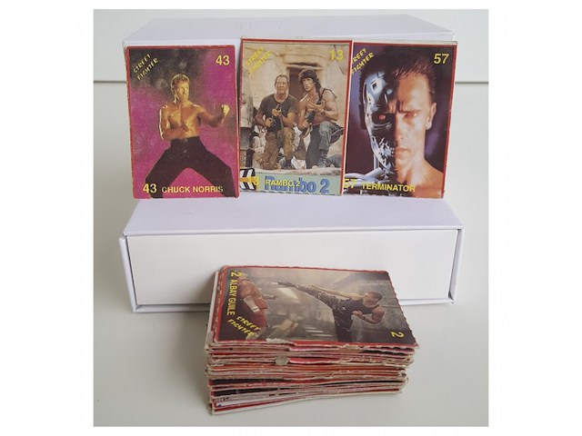 Street Fighter sličice iz  žvaka 1995