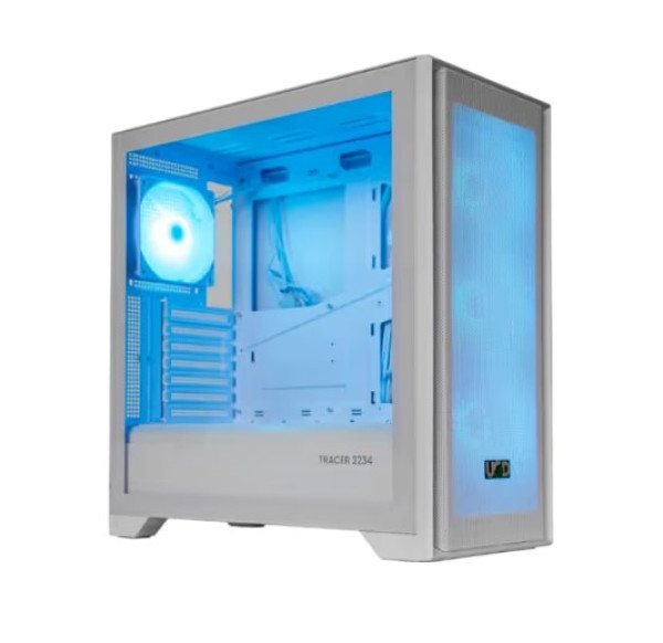 Kuciste * UGD Crate Tracer 2234 providna stranica, ugradjena 4xRGB kulera, Belo