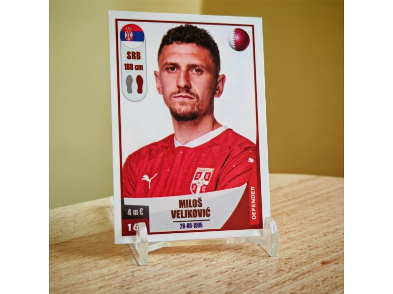 Milos VELJKOVIC slicica - QATAR 2022 Rafo